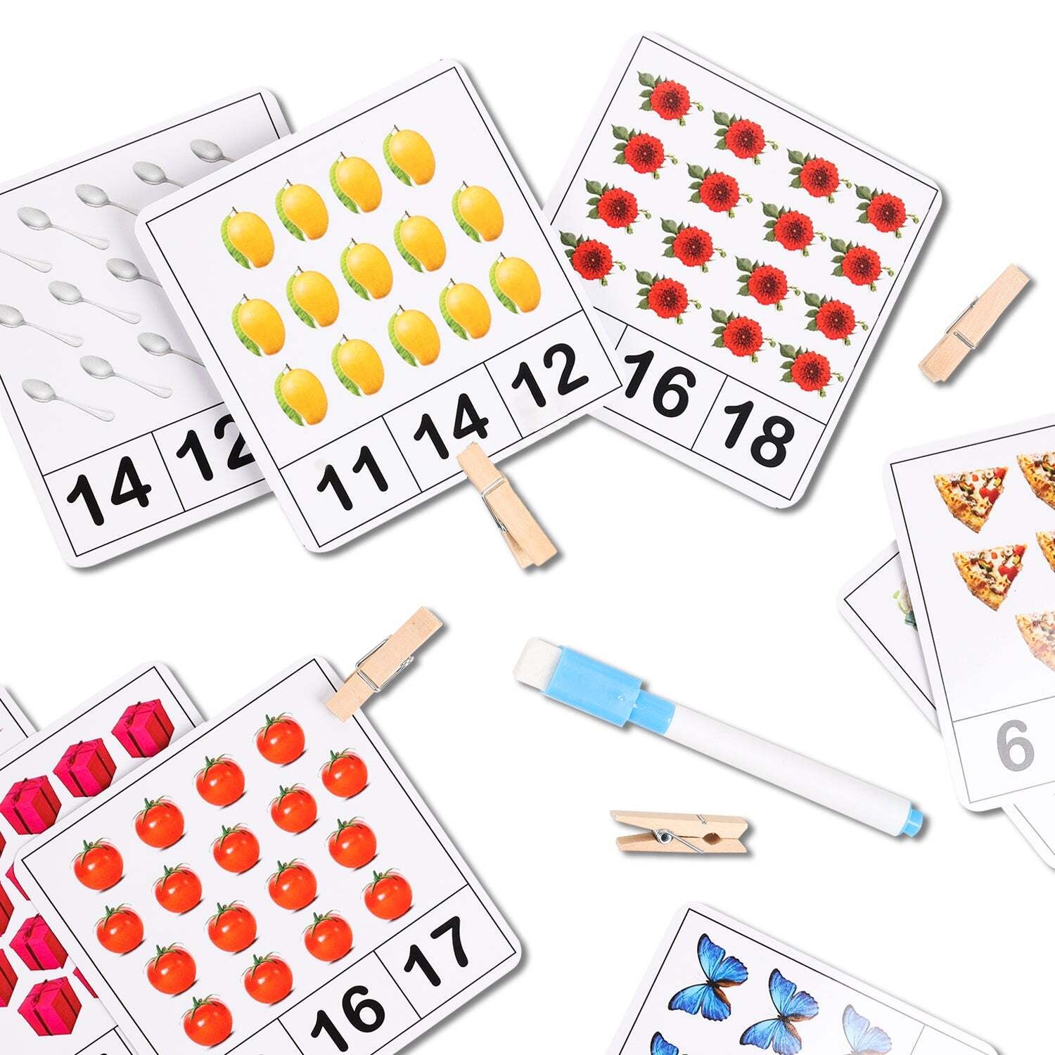 Numbers pegs activity | Kiddy Kingdom